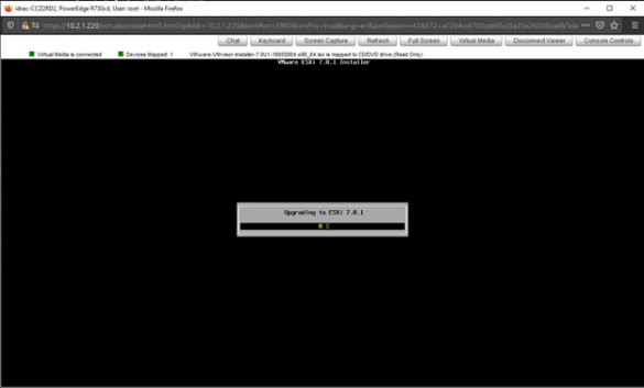 Installing Upgrading Vmware Vsphere Esxi 7 Update 1 Via Idrac 8 Virtual Bytes
