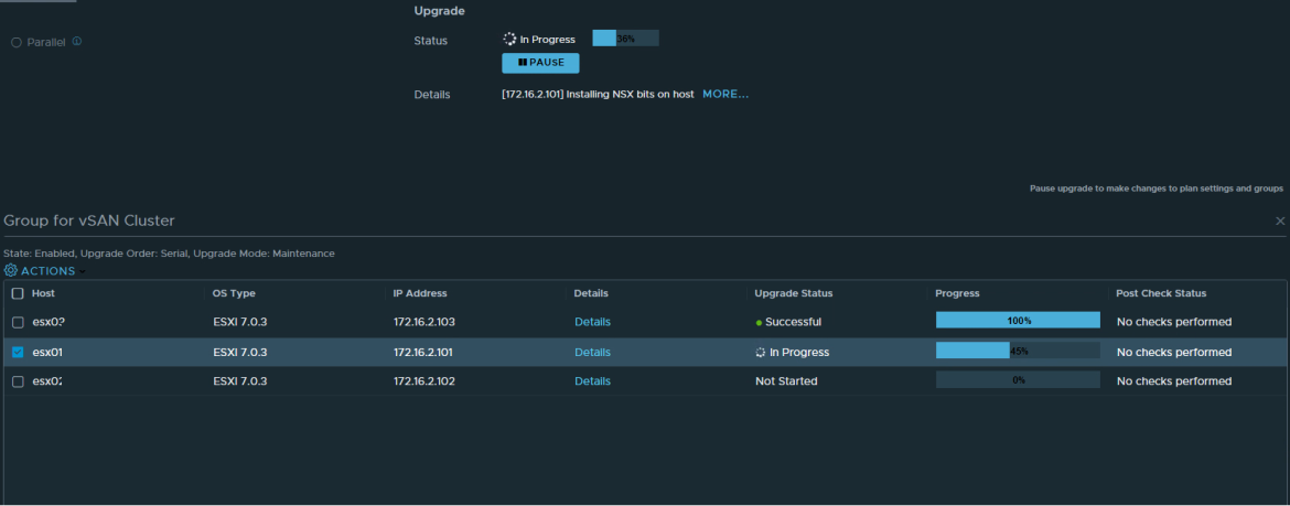 VMware NSX 4.0.0.1 Upgrade from NSX-T 3.2.1 – Virtual Bytes