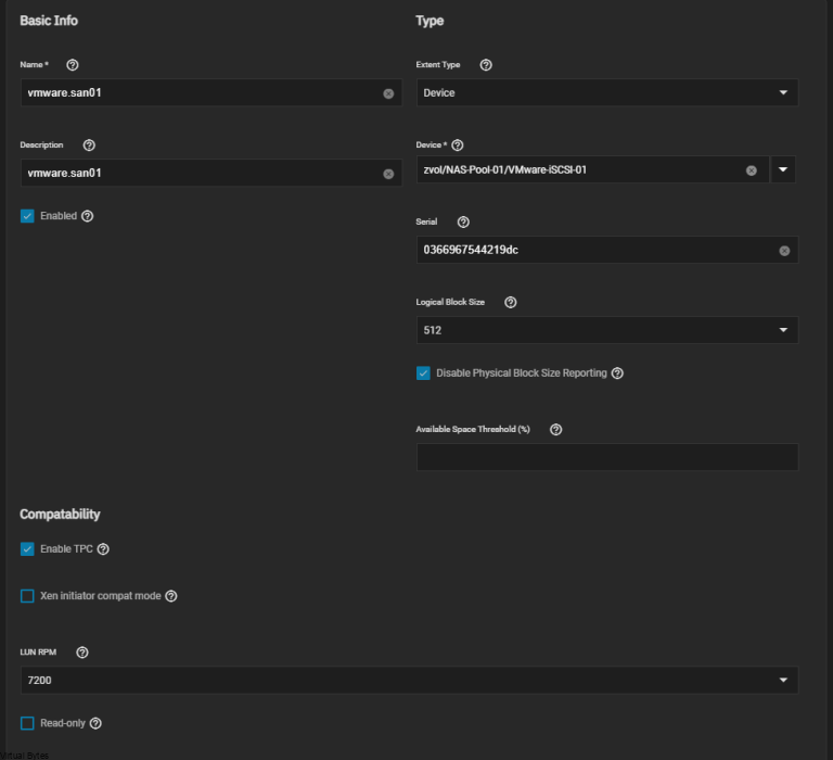TrueNAS Scale – iSCSI & VMware vSphere 7.x – Virtual Bytes
