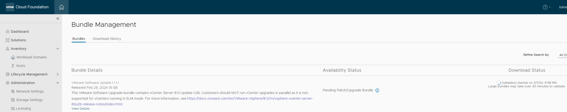 How To Apply Async Patch to VMware Cloud Foundation 5.1+ – Virtual Bytes How To Apply Async Patch to VMware Cloud Foundation 5.1+ – Virtual Bytes