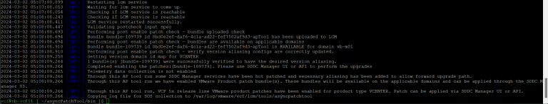 How To Apply Async Patch To Vmware Cloud Foundation 51 Virtual Bytes