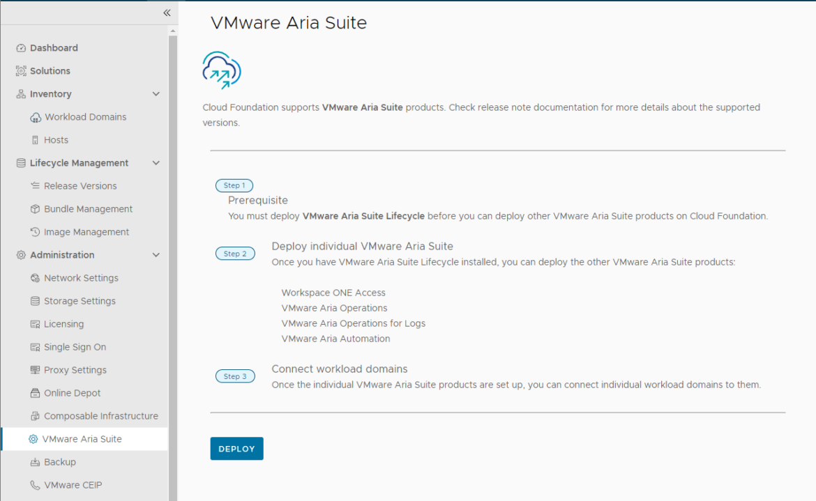 Decoupling Or Redeploying Vmware Aria Suite Lifecycle Virtual Bytes