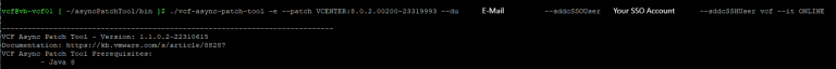 How To Apply Async Patch To Vmware Cloud Foundation 51 Virtual Bytes