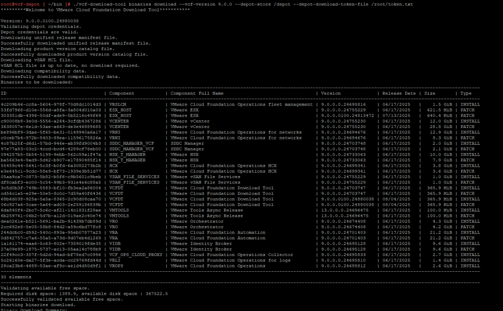 Offline VMware Cloud Foundation 9 Depot: Your Path to Air-Gapped ...