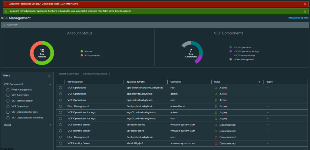 VCF 9 Identity Broker: Resetting vmware-system-user at the OS and in ...
